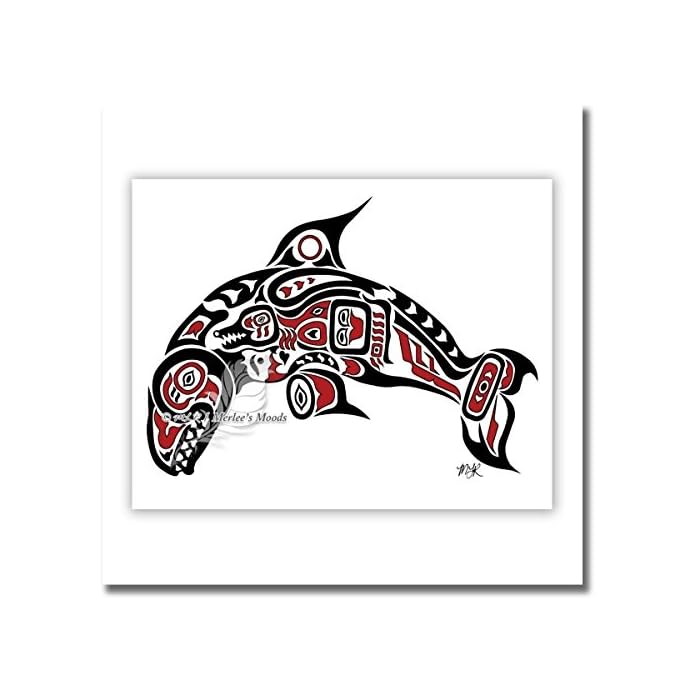 Native American Orca Whale Art