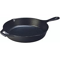 Amazon.com: Lodge Seasoned Cast Iron Skillet - 12 Inch Ergonomic Frying ...