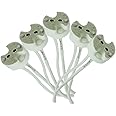 DEMASLED 5 Pack Mini Bi-pin Socket Led light mr11 mr16 Halogen bulbs base lamp gu5.3 g4 gu4 gu5 ...