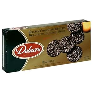 Delacre Biarritz, Belgian Chocolate Biscuits, 3.5-Ounce Boxes (Pack of ...