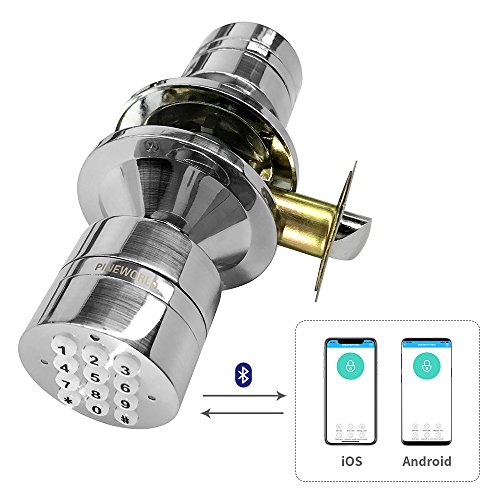 PINEWORLD Q100 Bluetooth Smart Lock Keyless Electronic Keypad Lock ...