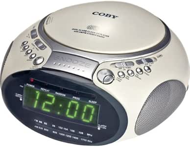 Amazon.com: CD Player with Dual Alarm Clock: Home Audio & Theater