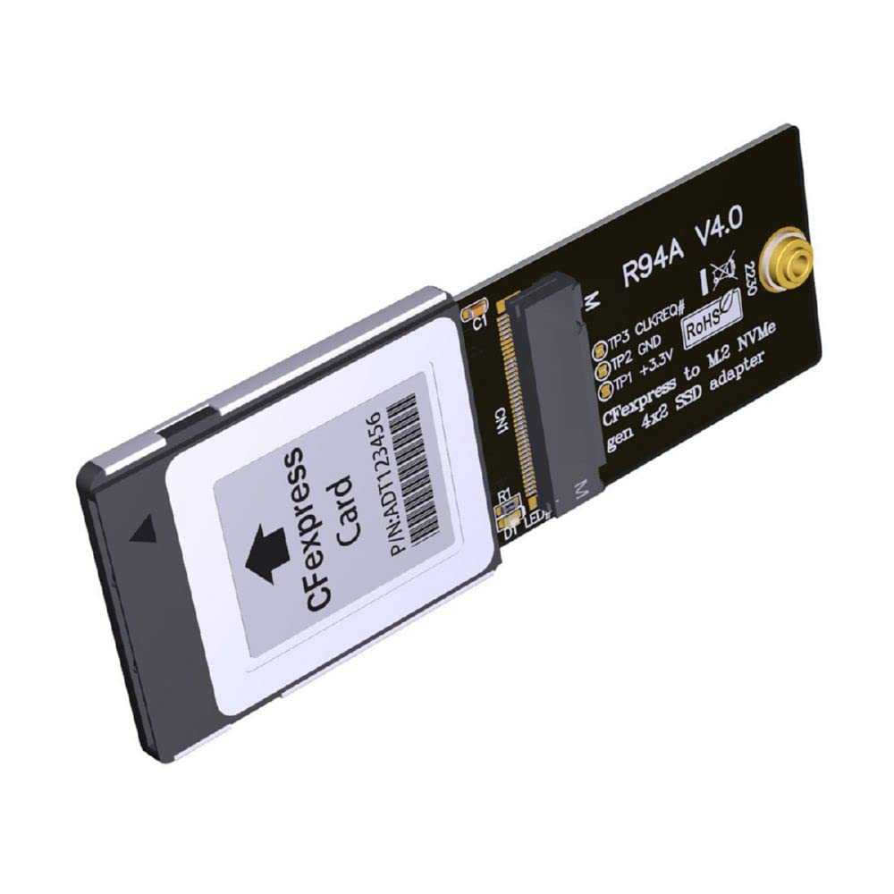 cablecc Type-B CF-Express to NVMe 2230 M.2 M-Key CH SN530 SSD Adapter ...