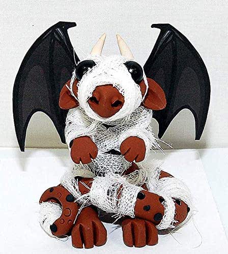 Amazon.com: Ooak Polymer Clay Handmade Mummy Monster Dragon Sculpture ...