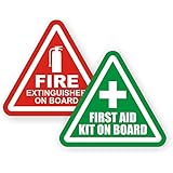 Amazon.com: (x1 of Each) 3M Reflective Fire Extinguisher/First Aid Kit ...