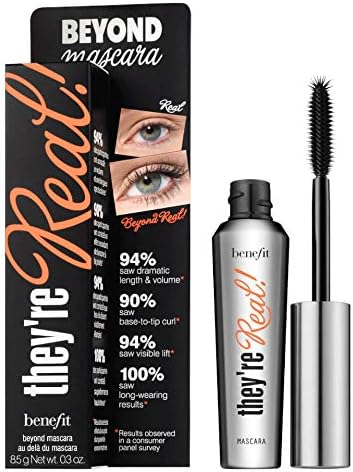 BENEFIT COSMETICS they're real! lengthening beyond mascara FULL SIZE 8. ...