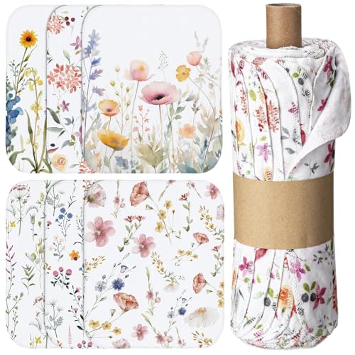 Noveread 36 Pack Reusable Paper Towels Washable Paperless Towels Rolls ...