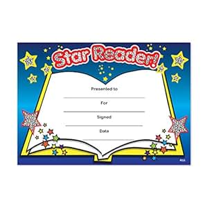 Amazon.com : SuperStickers DMC11041 Star Reader Award Sparkling ...
