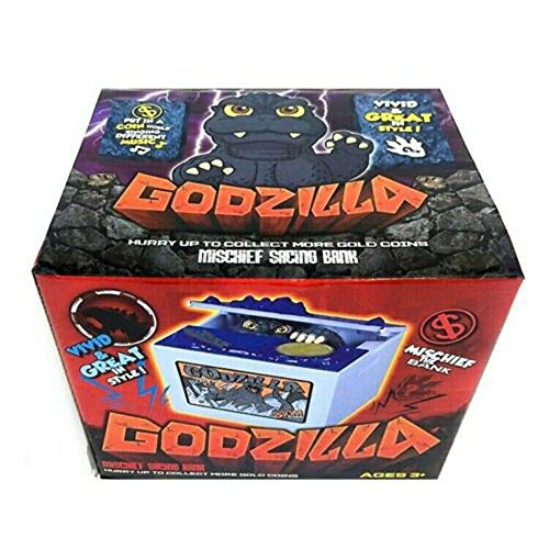 BABOOK- Electronic Godzilla Piggy Bank Monster Money Saving Box Coin ...