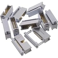 Amazon.com: CablesOnline 10-Pack 14-Pin (2x7) Female IDC 2.54mm Pitch Connectors for Flat Ribbon ...
