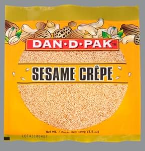 Amazon.com: Dan-D-Pak Sesame Crepe, 3.5-Ounce Packages (Pack of 24)