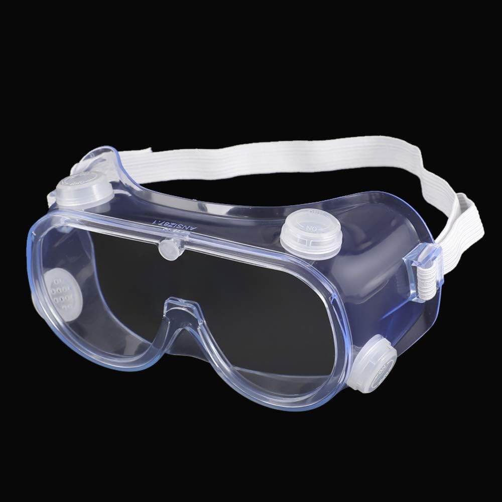 AHOME Vented PC Safety Glasses with Clear Anti Fog & Scratch, Resistant ...