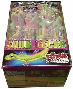 Sour Gummy Geckos by E-Frutti (40 count box): Amazon.ca: Grocery