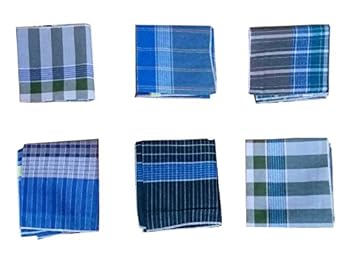 Buy Man's Hand Kerchief Men's Cotton Handkerchief (Multicolour) - Pack ...