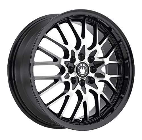 Konig Lace Black Wheel with Machined Face