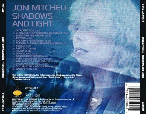 Joni Mitchell Album: «Shadows & Light»