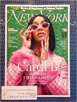 New York Magazine (November 13-26, 2017) Cardi B Cover: 0764920180203 ...