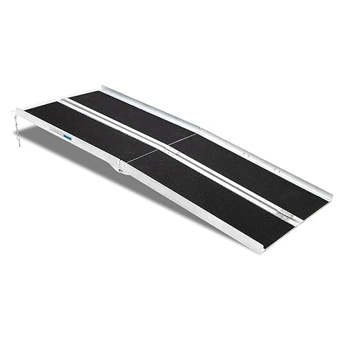 Mefeir 6' Wheelchair Ramp Threshold Portable Ramps 6ft for Home Steps ...