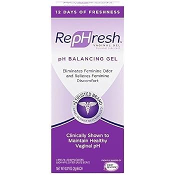 Amazon.com: RepHresh Vaginal Gel, Odor Eliminating Gel, 4 ea (Pack of 2 ...