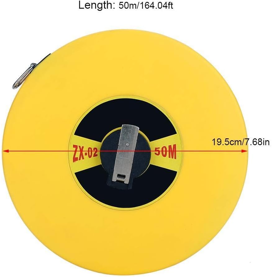Broco 50 Meters Fibreglass Measuring Ruler Long Tape Measure Tools ...