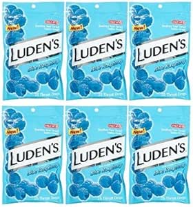 Amazon.com: Luden's Throat Drops - Blue Raspberry - 25 ct - 6 pk ...