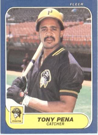 Amazon.com: 1986 Fleer Baseball Card #616 Tony Pena: Collectibles ...