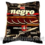 Eti Negro Cocoa Biscuit with Vanilla Cream Filling 110g 3.9 oz- PACK OF ...