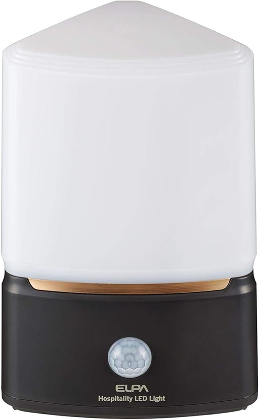 Amazon.co.jp： 朝日電器 ELPA エルパ もてなしライト 人感センサー 電球色/白色切替可能 うれしいコンパクトサイズ 場所を選ばない乾電池式 HLH-2202: ホーム&キッチン