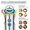 Immersion Blender, Elechomes 800W Hand Blender Electric, 12-Speed ...