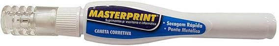 Caneta corretiva tipo errorex 7ml ponta em metal e secagem rápida Mp435 ...