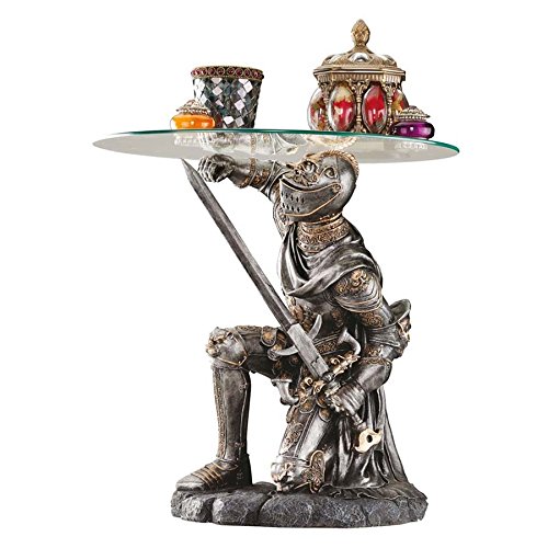 Design Toscano Battle-worthy Knight Sculptural Table: Buy Online in ...