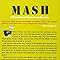 Amazon.com: Mash: A Novel About Three Army Doctors: 9780688149550 ...