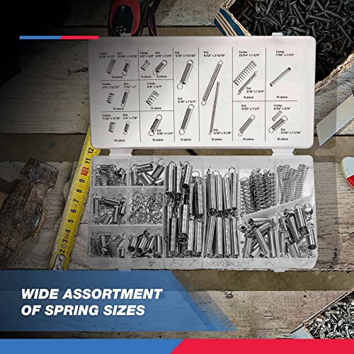 NEIKO 50456A Spring Assortment Set, 200 Piece, Extension and ...