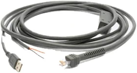 Zebra USB Cable 4 Pin USB Type A - Cable USB (2,7 m, USB A, Gris ...