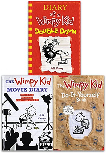 Diary of a Wimpy Kid Collection 3 Books Set by Jeff Kinney | World's ...