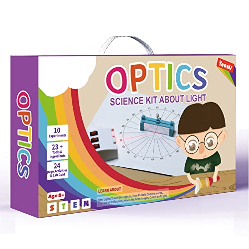 Teenii Optics Science Kit About Light Experiment for Kids, STEM Physics ...