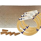 Amazon.com: VIRC Pressed Cane Webbing Kit Radio Weave Mesh with Splines ...