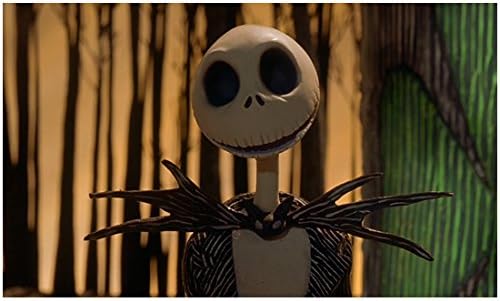 CU Jack Skellington Closeup Smiling, Walking, Talking in Dead Winter ...
