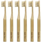 Amazon.com : Gaia Guy Natural Bristle Bamboo Toothbrush (NO Nylon ...