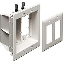 Arlington TVBR2505K Screw Mount 2-Gang TV Bridge Kit White, 58% OFF