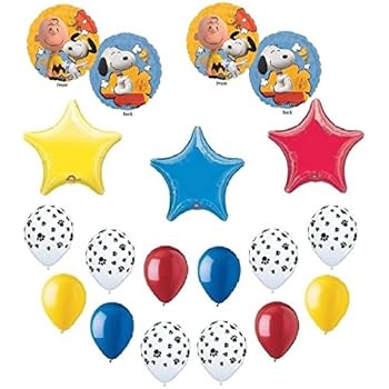Amazon.com: Peanuts Charlie Brown Balloons Decoration Supplies Party ...