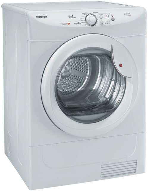 Hoover Vision HD VHC691B 9 kg Capacity Condenser Sensor Dryer in White ...