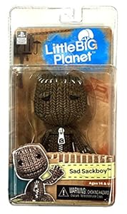 Amazon.com: NECA Little Big Planet 7" Scale Series 1 Sackboy Sad Action Figure: Toys & Games