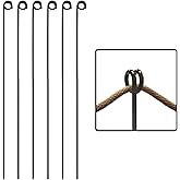 Amazon.com : 42" Inch, Double Rope Poles/Stakes for Creating a Rope ...