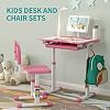 mecor Kids Desks, Height Adjustable Children Desk and Chair Set,Childs ...