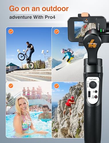 3 Axis Gimbal Stabilizer for Gopro Hero 12/11/10/9/8, Handheld ...