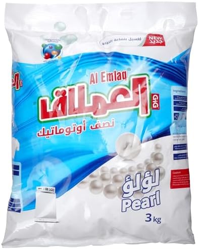 Al Emlaq Semi-Automatic Laundry Detergent Powder – Pearl Fresh – 3 KG ...