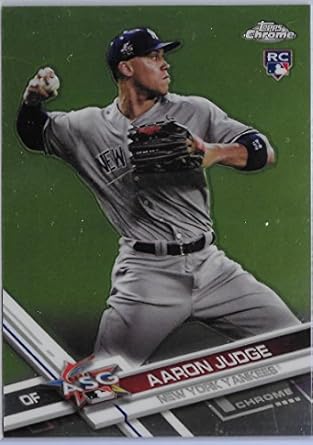 Amazon.com: 2017 Topps Update Baseball #US166 Aaron Judge Rookie Card ...