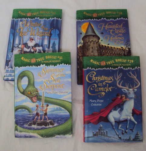 Magic Tree House Hardcover Books : # 29, #30 #31 # 32 - Haunted Castle ...