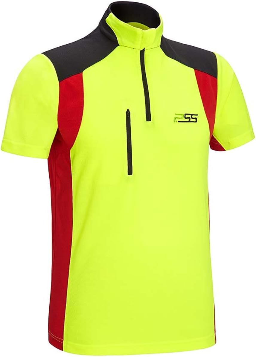 PSS X-Treme Skin Kurzarmshirt, in gelb/rot: Amazon.de: Bekleidung